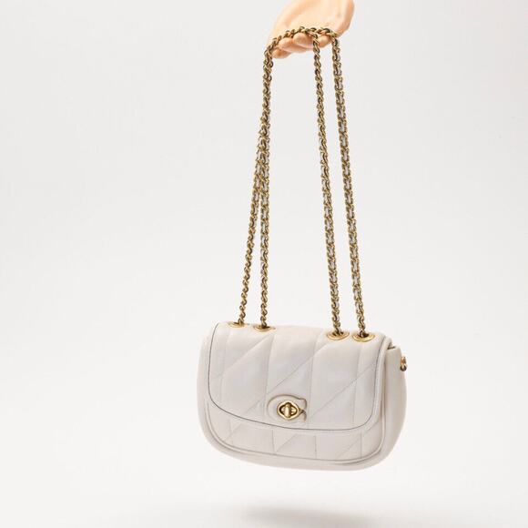 Coach | Bags | Coach Quilted Pillow Madison Shoulder Bag 8 Chalk 4621 ...